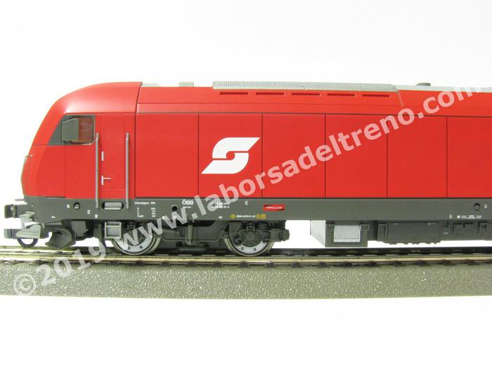 Roco - 63400DIG Loco diesel Rh 2016 Hercules delle OBB, livrea rossa ...