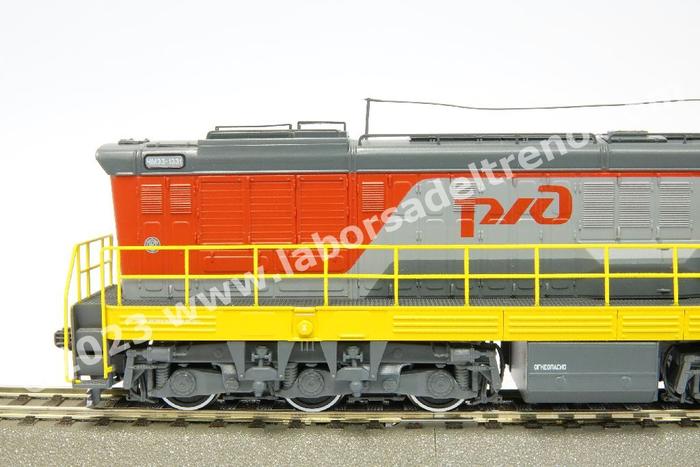 Roco - 72788 Loco diesel pesante ChME 3 delle Ferrovie Russe RZD, livrea rosso/grigia con ...