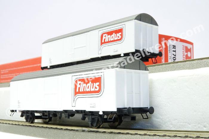 Rivarossi - RT700032 Coppia di carri isotermici FS tipo Ibblps della ...