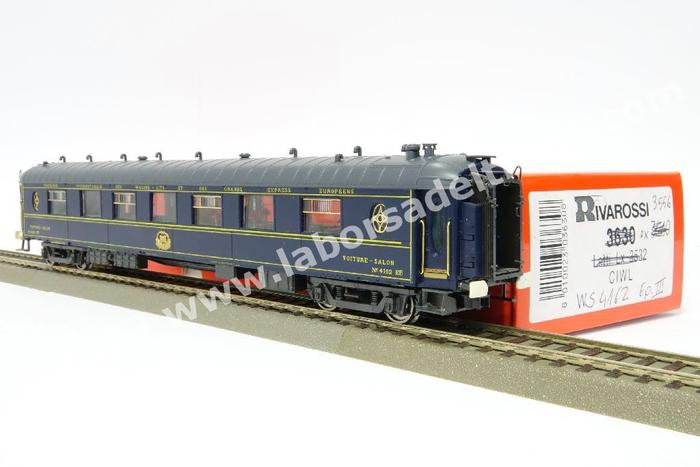 Rivarossi - 3556 carrozza CIWL pullman WSP Salon-Bar n. 4162 tipo Cote ...