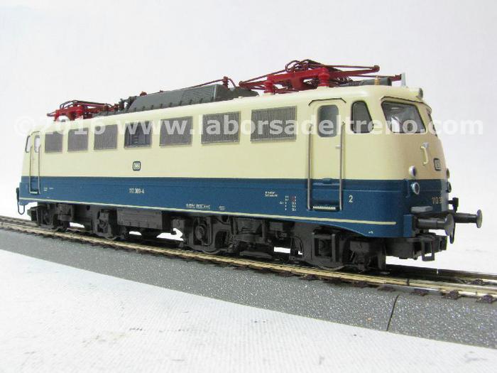 Trix - 22825 Loco el. E 110.3 Bugelfalte delle DB, livrea blu/crema, ep ...
