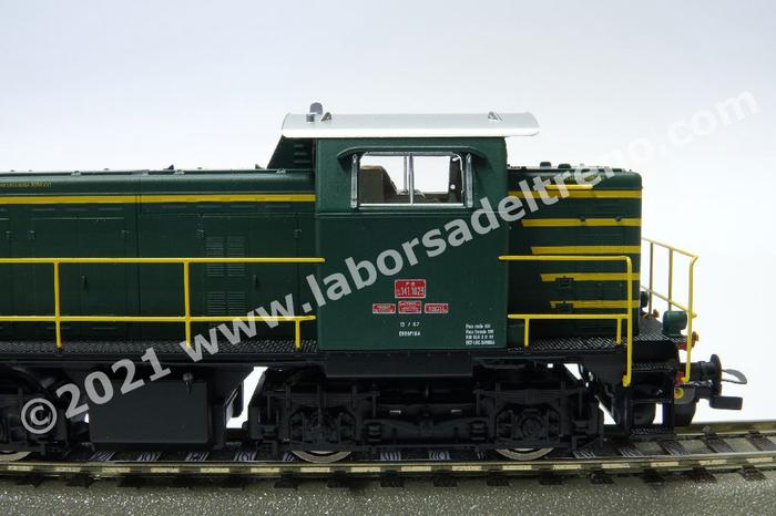 Piko - 52447 Locomotiva diesel FS D141 1023, livrea verde con filetti ...