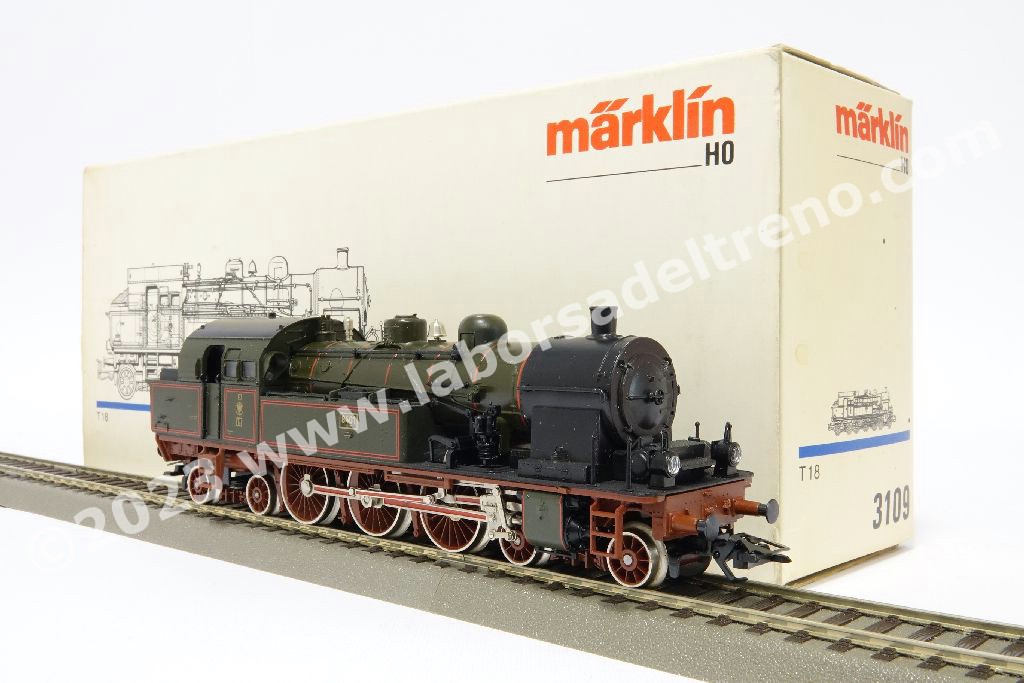Marklin - 3109 Locotender pesante T18 delle Ferrovie Prussiane KPEV ...