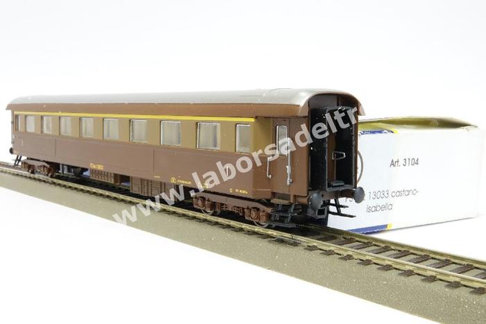 Os.kar - 3104 Carrozza tipo 1946 di 1a cl. FS, livrea castano/isabella ...