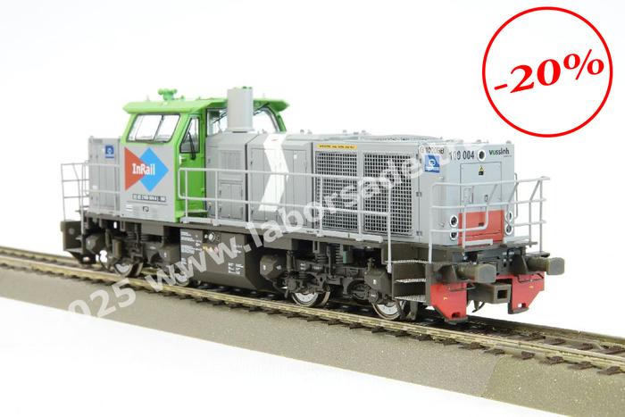 Mehano - PI90567 Locomotiva diesel InRail D100 004, livrea grigio/verde ...