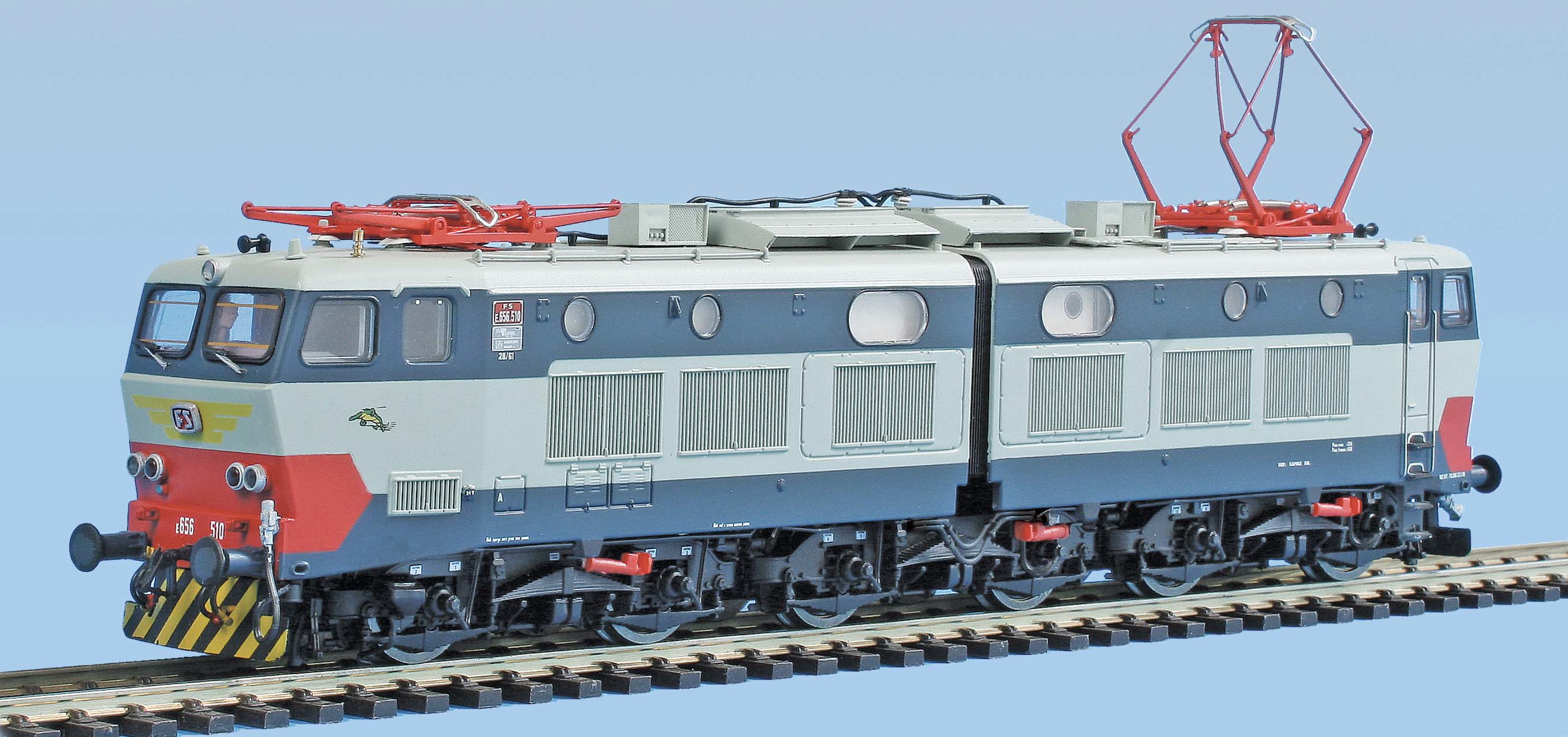 Acme - 60393 Locomotiva elettrica FS E656 510 di 5° serie, livrea di ...