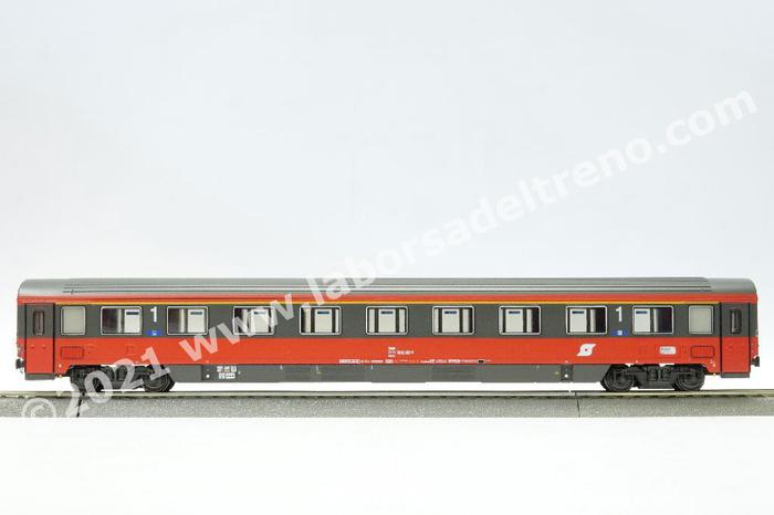 Acme - 90125 Set 1 EC Johann Strauss delle OBB con 2 x 1a cl. e una 2a cl. tipo EC89, livrea ...