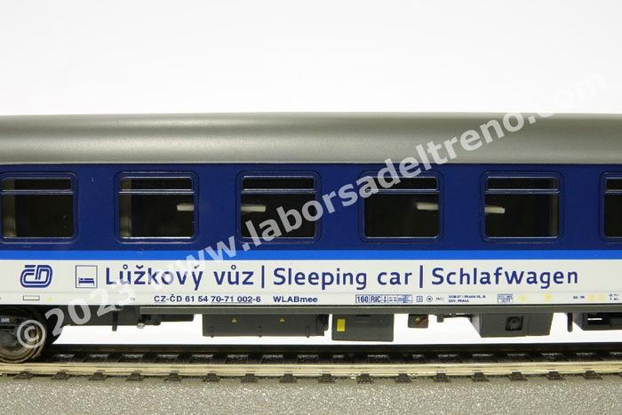 Acme - 52952 Carrozza letti CD tipo Wlabmee livrea 'Najbrt', logo JVL ...