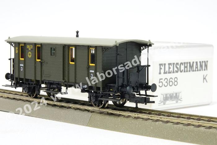 Fleischmann - 5368 carrozza passeggeri DRG a due assi con terrazzini, 3 ...