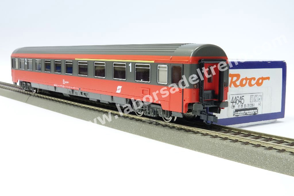 Roco - 44645 Carrozza passeggeri OBB tipo Z2 mista 1^/2^ classe, livrea ...