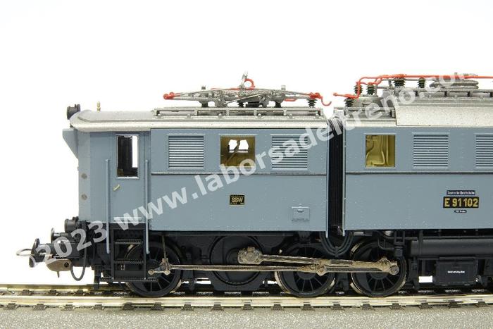Piko - 51547 Locomotiva elettrica DRG E91 a tre stadi, finestrini con ...