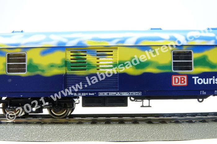 Roco - 45900 Set 4 carrozze DB Touristik delle DB AG, con un bagagliaio ...