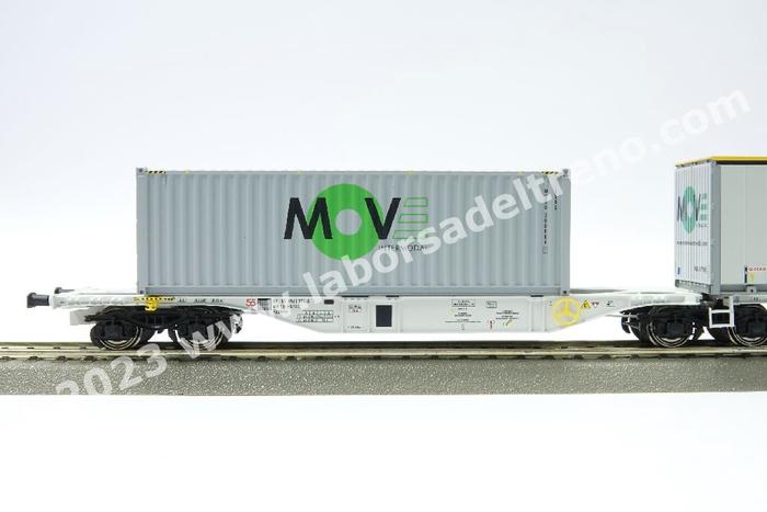 Acme - 40295 Carro intermodale bi-modulo SBB Hupac da 90 ft., telaio ...