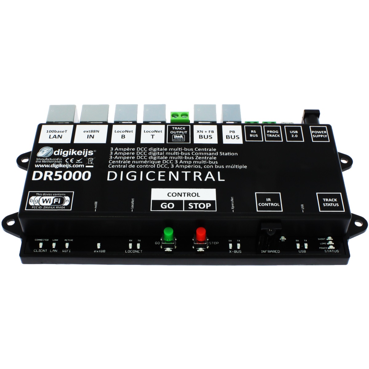 Digikeijs - DR5000-18V-EU Centrale digitale DCC con sistema Wi-Fi ...