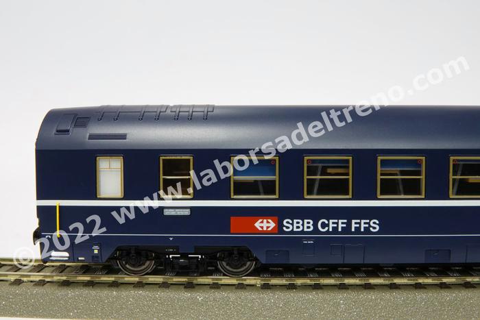 Acme - 50594 Carrozza letti SBB tipo WLABm, livrea blu TEN, logo ...