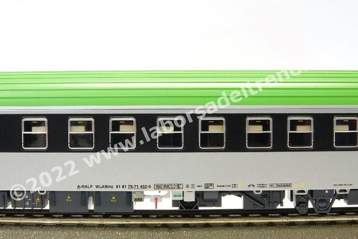 Roco - 64769 Carrozza letti SBB RAlpin tipo T2s per treni RoLa, livrea ...