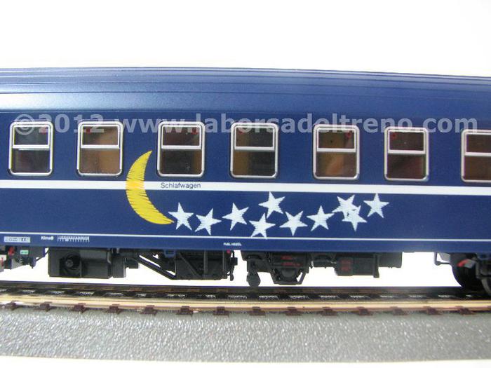 Ls models - 47072 Carrozza letti tipo T2S OBB, livrea blu con Luna e ...