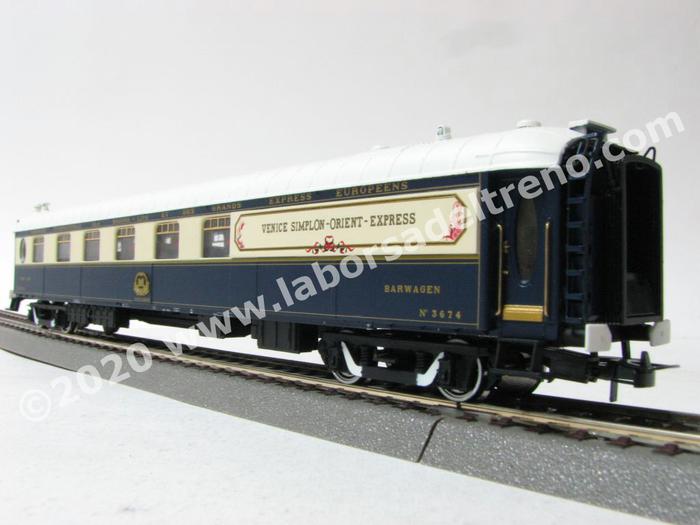 Rivarossi - HR4135 carrozza ristorante/bar CIWL , VSOE, epoca IV