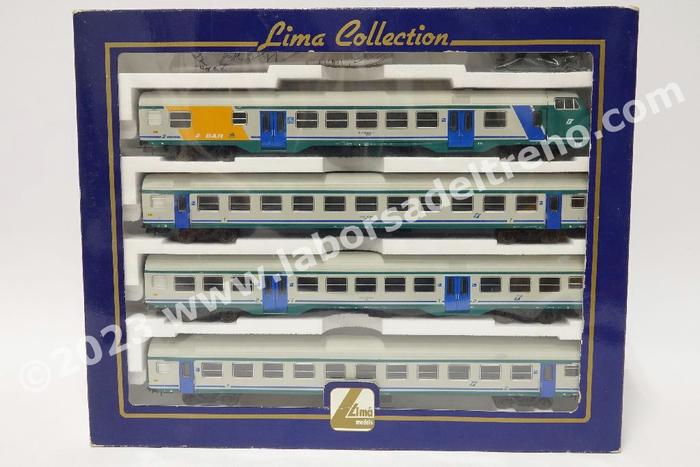 Lima - 149954 Set 3 carrozze MDVE FS + carrozza pilota MDVC con comparto bar, livrea XMPR, logo ...