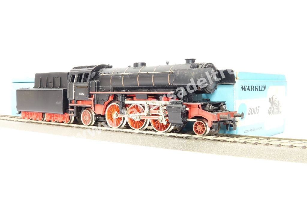 Marklin - 3005.8 locomotiva a vapore DB, a 3 assi, Br 23 014, mantello in metallo, produzione ...