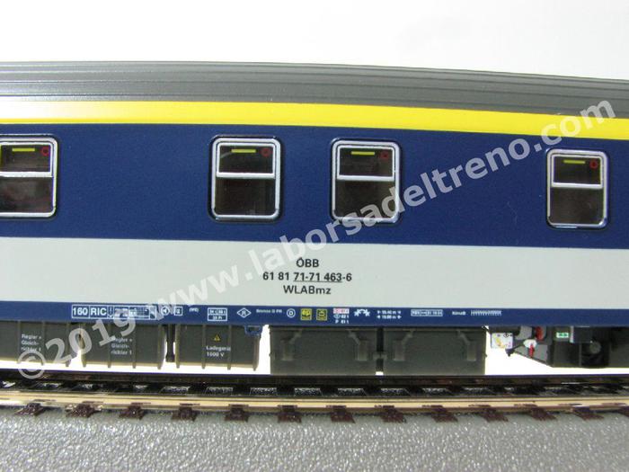 Ls models - 47081 Carrozza letti T2S ristrutturata delle OBB, livrea ...