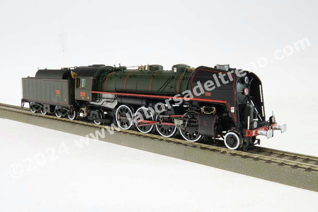 Jouef - HJ2433S Locomotiva a vapore SNCF Classe 141 R 1244, tender a ...