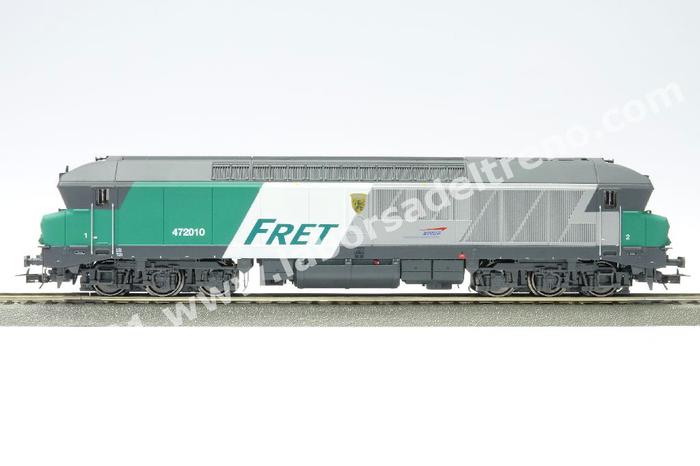 Jouef - HJ2602 Locomotiva desel SNCF CC7200, livrea FRET verde/bianco ...