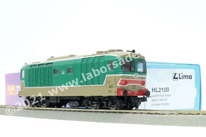 Lima - HL2100 Loco diesel D 445 FS, livrea verde/isabella, ep. III/IV ...