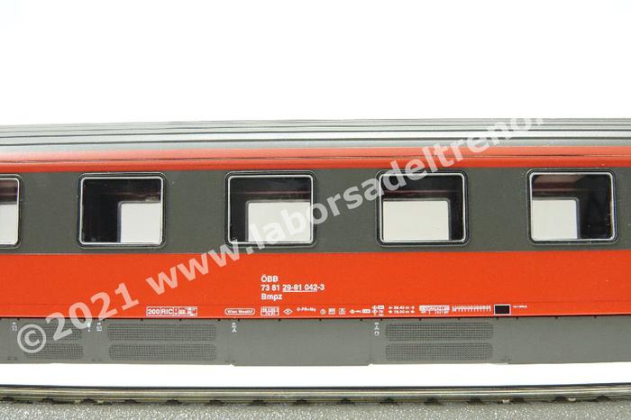 Acme - 90127 Set 3 EC Johann Strauss delle OBB con una 2a cl. e una 2a cl. tipo EC89 con ...