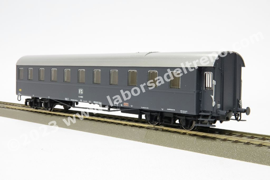 Acme - 51172 Carrozza cellulare tipo 1953R delle FS, livrea grigio ...