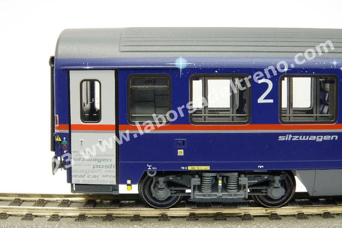 Ls models - 97026 Set 2 NightJet EN 295 München-Roma/Milano delle OBB con 1 Bmz e 1 Bcmz tipo ...