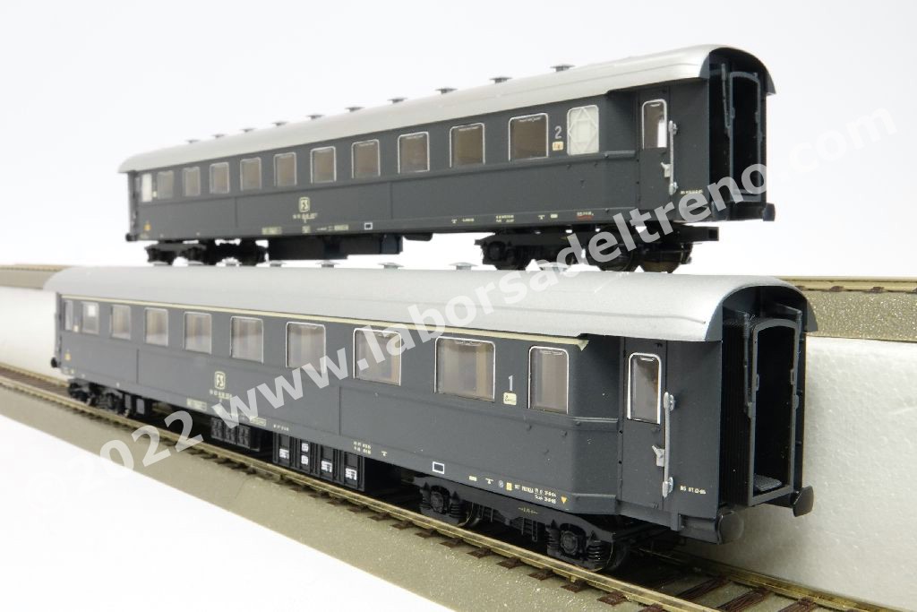 Acme - 55288 Coppia carrozze FS tipo 1946, una Az 13000 e una Bz33000 ...