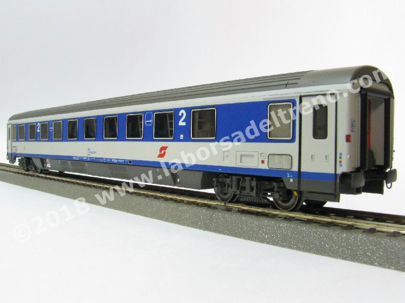 Acme - 52550 Carrozza cuccette OBB tipo EC89 Bcmz di 2° classe, livrea ...