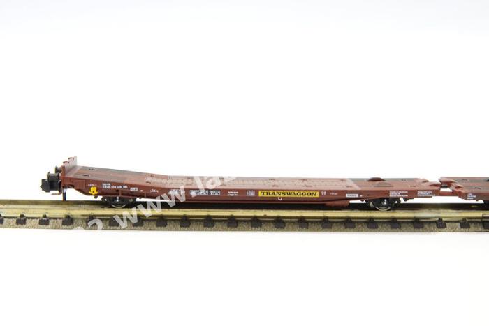 Hobbytrain - 23780 Carro doppio ultrabasso DB AG Transwaggon tipo ...