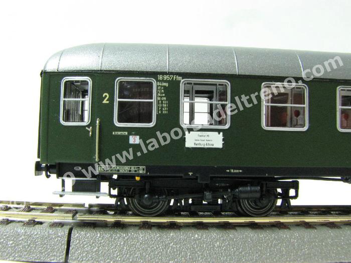 Hobbytrain - 43014 Set carrozze tipo X DB con una mista 1a/2a cl ...