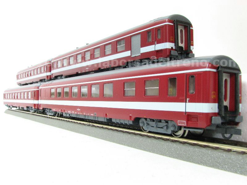 Roco - 64046 Set 3 carrozze di 1a cl. + 1 ristorante del treno Le ...