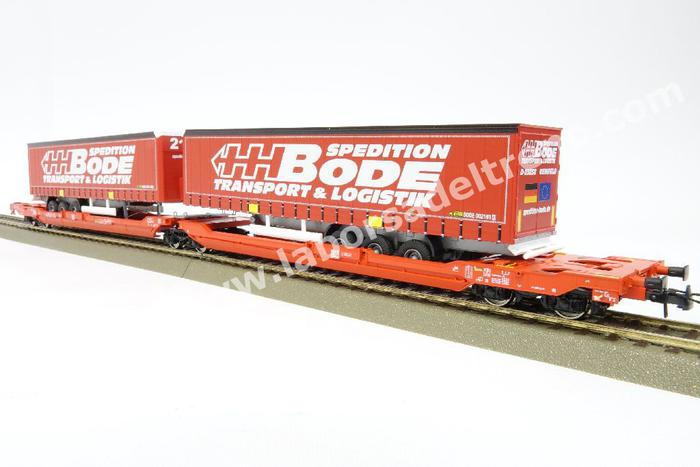 Roco - 77401 Carro intermodale bi-modulo DB AG tipo T3000e, telaio ...