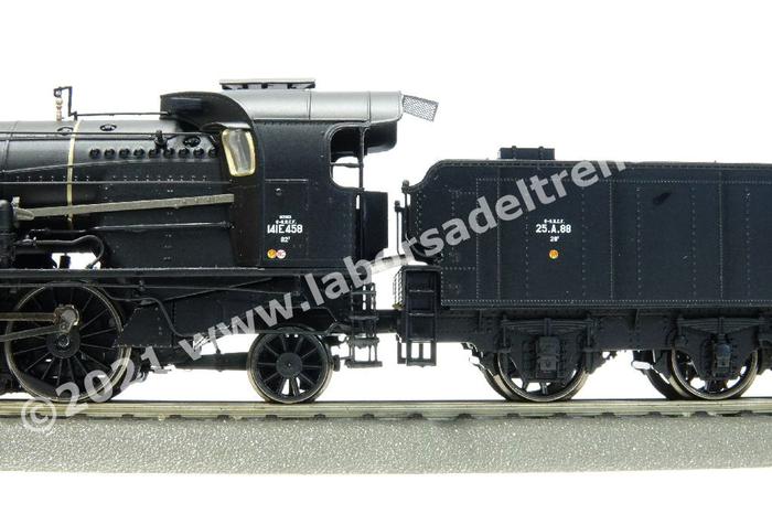 Ree modeles - MB-129S Locomotiva a vapore SNCF 141 E 458 ex PLM, doppio ...