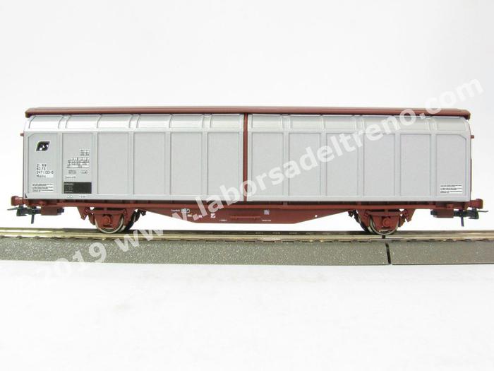 Roco - 76879 Carro chiuso a due assi FS tipo Hbbillns, logo inclinato ...