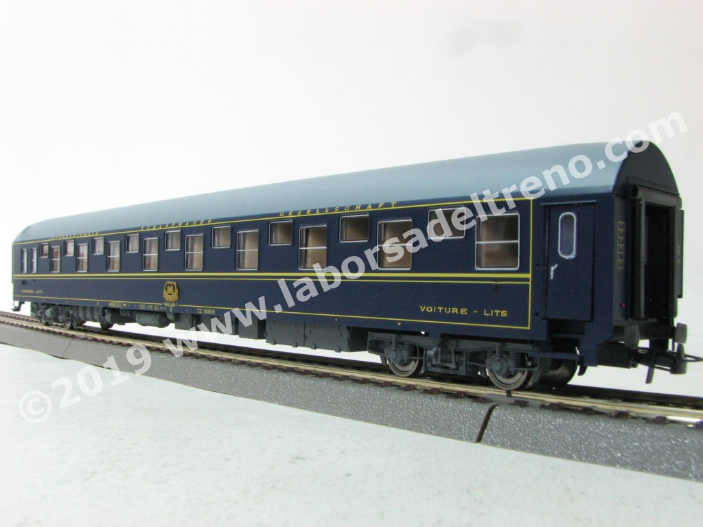 Rivarossi - HR4156 Carrozza letti tipo T2 della CIWL, livrea CIWL, logo ...