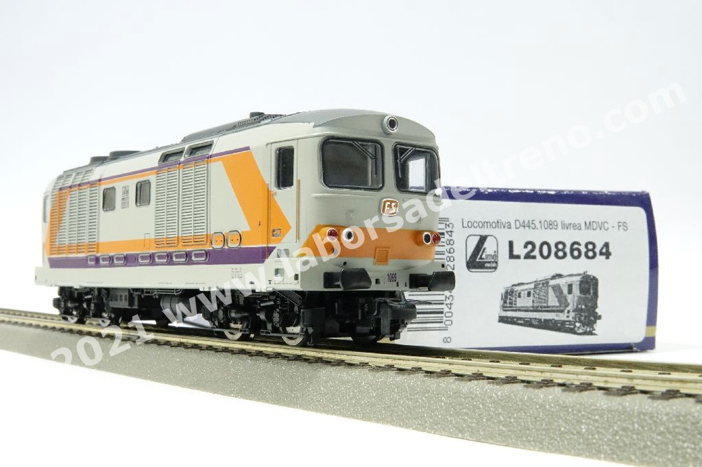 Lima - 208684 Loco diesel D 445 1089, livrea navetta, ep. V