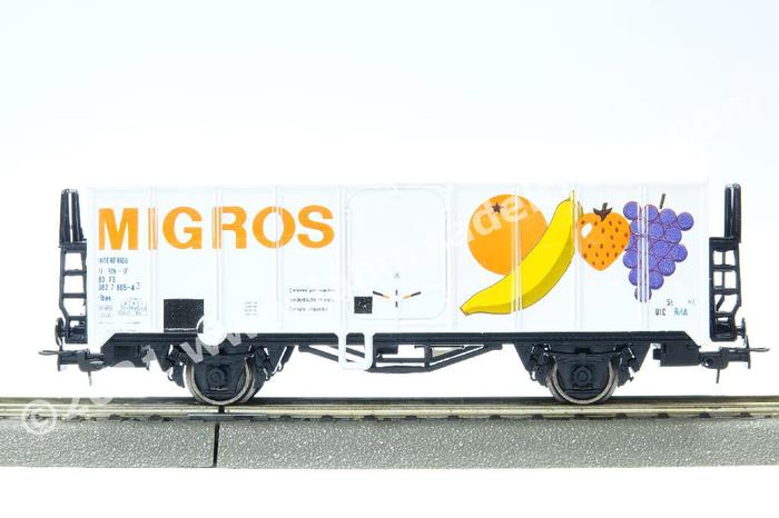 Liliput - 22434 Carro frigo a 2 assi FS Ibes INTERFRIGO, livrea Migros ...