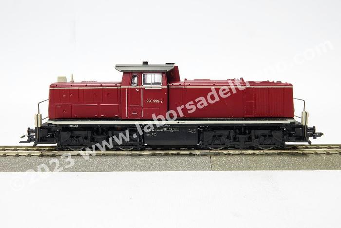 Roco - 824 Loco diesel Br 290 999 della Bundeswehr, livrea bordeaux, ep ...