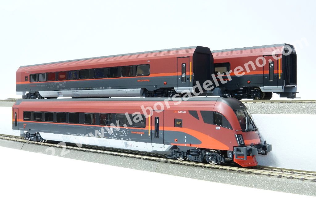 Jaegerndorfer - PI71310 Set 1 'OBB Railjet 059' delle OBB a tre ...