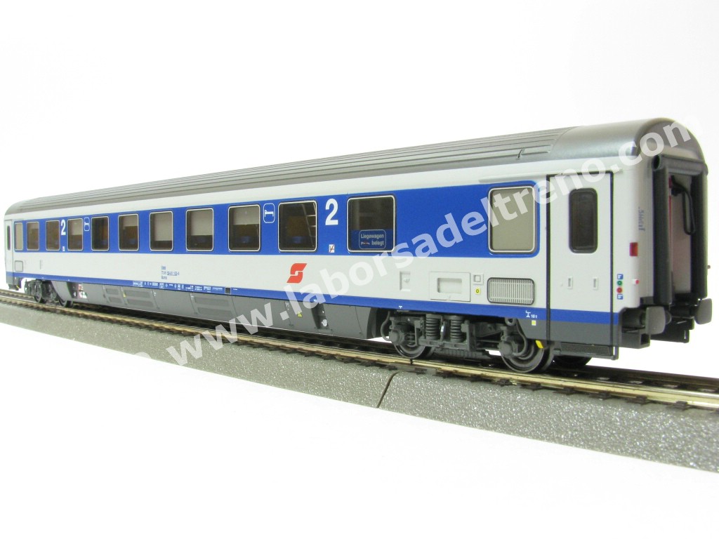 Ls models - 47181 Carrozza a cuccette a carrelli OBB, tipo Bcmz 59-91.1 ...