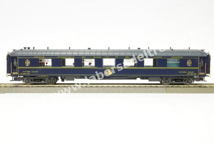 Rivarossi - 3556 carrozza CIWL pullman WSP Salon-Bar n. 4162 tipo Cote di Azur, blu tetto grigio