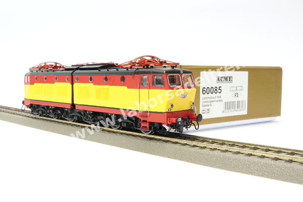 Acme - 60085 Lomotiva elettrica FS E 656, livrea sperimentale rosso ...