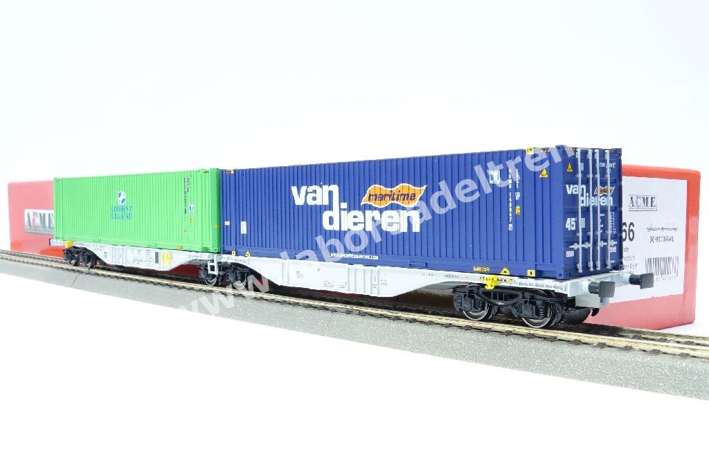 Acme - 40266 Carro intermodale tipo Sggmrss 90 della AAE con due ...