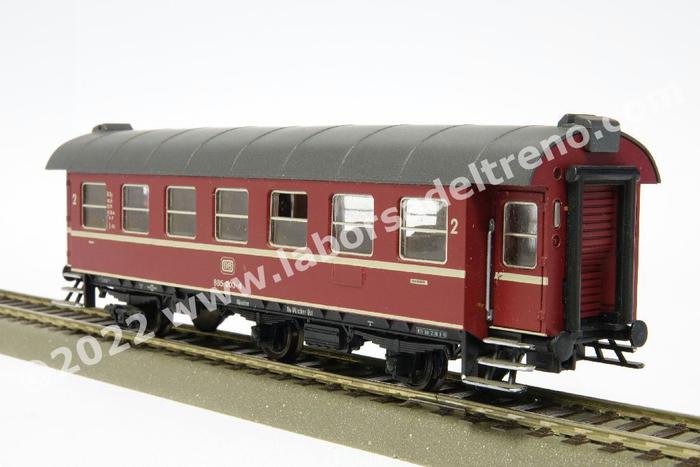 Roco - 4214A Carrozza a 3 assi delle DB, livrea bordeaux, ep. III