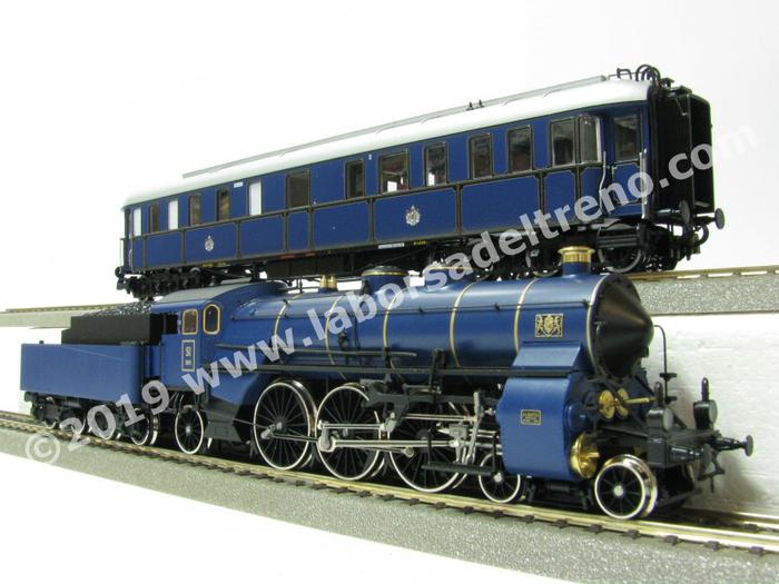 Roco - 61471 Set '175 Jahre K.Bay.Sts.B.' con vaporiera S 3/6 blu e ...